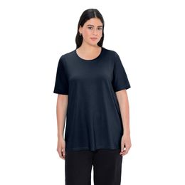 Ulla Popken Shirt in marine | Gr.: 46-48