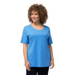 Ulla Popken Shirt in classic himmelblau | Gr.: 54-56