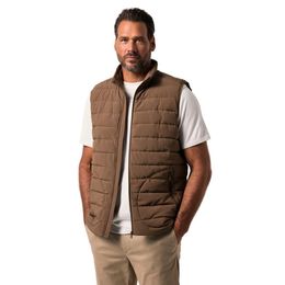 JP1880 Steppweste in holzbraun | Gr.: 7XL