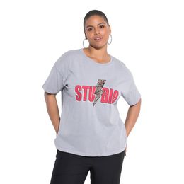 Studio Untold Shirt in steingrau | Gr.: 46-48