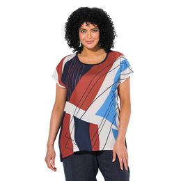 Ulla Popken Shirt in marine | Gr.: 46-48