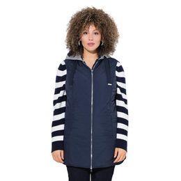 Ulla Popken Steppweste in marine | Gr.: 50-52