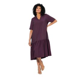 Ulla Popken Midikleid in dunkle pflaume | Gr.: 54-56