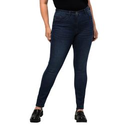 Ulla Popken Hose in klassich blue denim | Gr.: 42 - Normalgr&ouml;&szlig;e