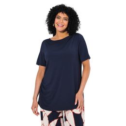 Ulla Popken Shirt in marine | Gr.: 50-52