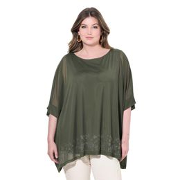 MIAMODA Bluse in khaki | Gr.: 42-44