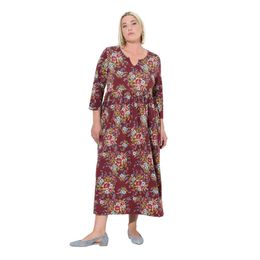 Ulla Popken Kleid in bordeaux | Gr.: 58-60