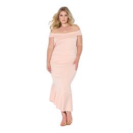 Ulla Popken Midikleid in rosa | Gr.: 52 - Normalgr&ouml;&szlig;e