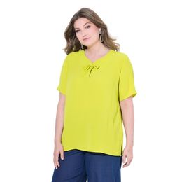 MIAMODA Bluse in limette | Gr.: 44