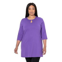 Ulla Popken Longshirt in lila | Gr.: 62/64