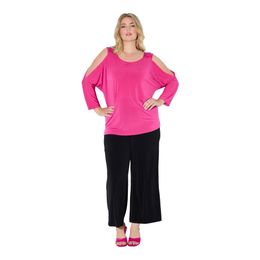 Ulla Popken Shirt in fuchsia pink | Gr.: 42-44