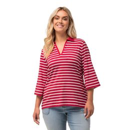 Ulla Popken Poloshirt in salsa | Gr.: 58-60