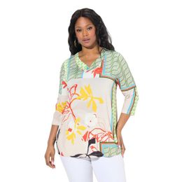 Ulla Popken Shirt in erbse | Gr.: 54-56