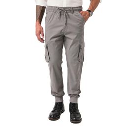 JP1880 Cargohose lang in grau | Gr.: 5XL