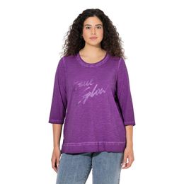 Ulla Popken Shirt in aubergine | Gr.: 50-52