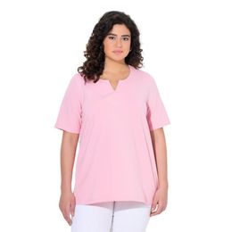 Ulla Popken Shirt in rosa | Gr.: 42-44