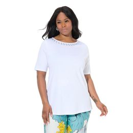 Ulla Popken Shirt in schneewei&szlig; | Gr.: 54-56