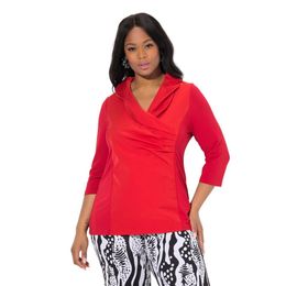 Ulla Popken Shirt in salsa | Gr.: 58-60