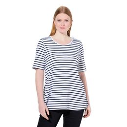 Ulla Popken Shirt in schwarz | Gr.: 58-60