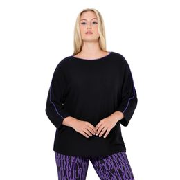 Ulla Popken Pullover in schwarz | Gr.: 58-60