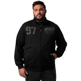 Men Plus Sweatjacke in schwarz | Gr.: XXL
