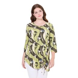 Ulla Popken Longshirt in seaweed | Gr.: 46-48