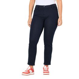 Ulla Popken Jeans in dark blue denim | Gr.: 42 - Normalgr&ouml;&szlig;e