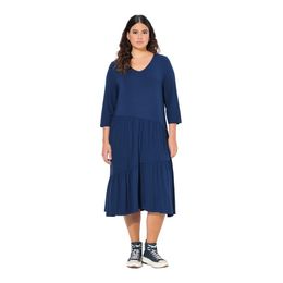 Ulla Popken Midikleid in tintenblau | Gr.: 54-56