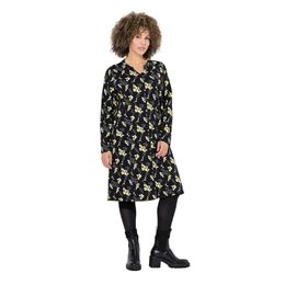 Ulla Popken Midikleid in schwarz | Gr.: 46-48