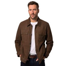 JP1880 Lederjacke in tabakbraun | Gr.: 6XL
