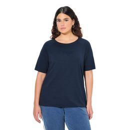 Ulla Popken Shirt in marine | Gr.: 46-48