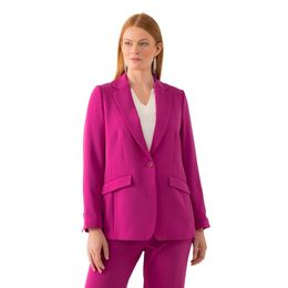 Ulla Popken Blazer in magenta | Gr.: 52 - Normalgr&ouml;&szlig;e