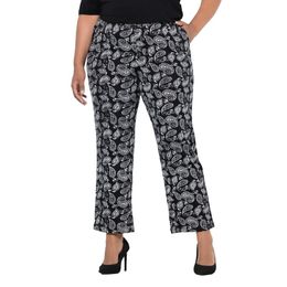 Ulla Popken Schlupfhose in schwarz | Gr.: 62/64