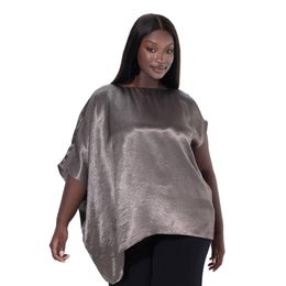 Ulla Popken Blusentop in blassbraun | Gr.: 54-56