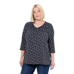 Ulla Popken Shirt in marine | Gr.: 50-52