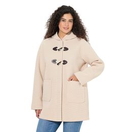 Ulla Popken Jacke in helles champagner | Gr.: 54-56