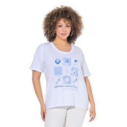 Ulla Popken Shirt in schneewei&szlig; | Gr.: 62/64