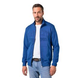 JP1880 Sweatjacke in jeans blau | Gr.: 6XL