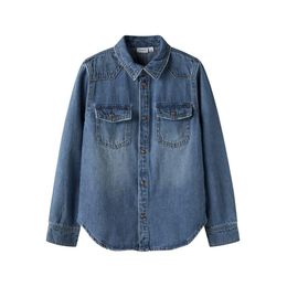 name it Hemd in Medium Blue Denim | Gr.: 116