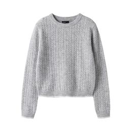 name it Strickpullover in Light Grey Melange | Gr.: 158/164