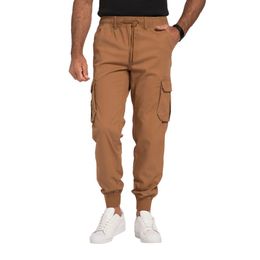 JP1880 Cargohose lang in caramel | Gr.: 8XL