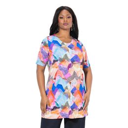 Ulla Popken Shirt in t&uuml;rkisblau | Gr.: 54-56