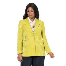 Ulla Popken Blazer in pistazie | Gr.: 52 - Normalgr&ouml;&szlig;e