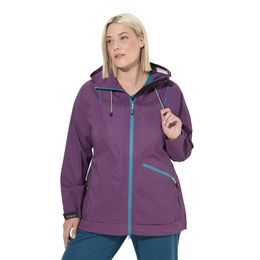 Ulla Popken Funktionsjacke in aubergine | Gr.: 50-52