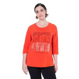 Ulla Popken Shirt in paprika | Gr.: 50-52
