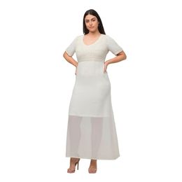 Ulla Popken Midikleid in offwhite | Gr.: 54 - Normalgröße