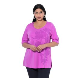 Ulla Popken Shirt in fuchsia | Gr.: 42-44
