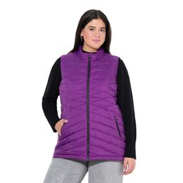 Ulla Popken Weste in dunkles violett | Gr.: 46-48