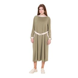 Ulla Popken Midikleid in stein grau | Gr.: 54-56