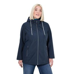 Ulla Popken Softshelljacke in marine | Gr.: 46-48